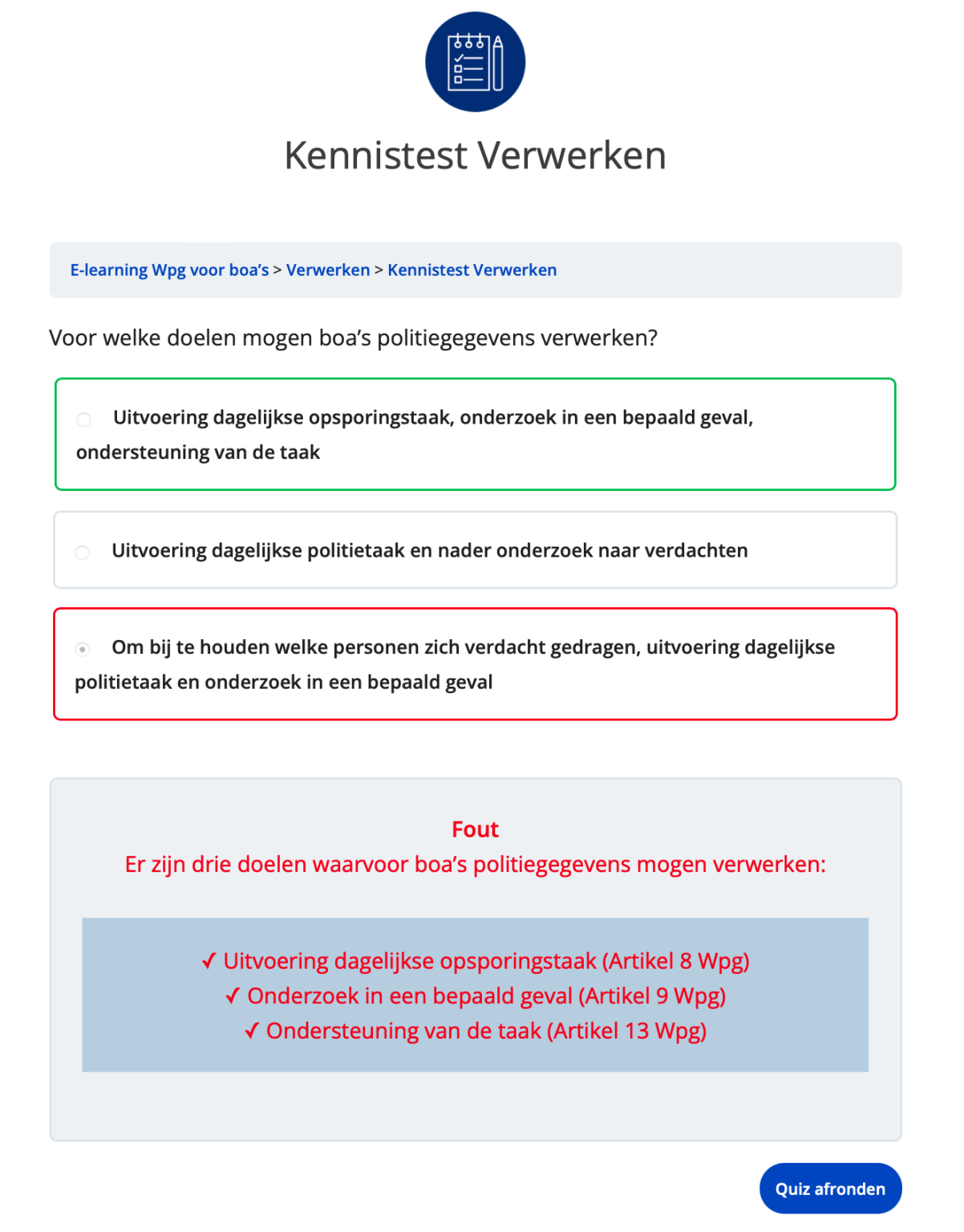 Inclusief kennistests en een certificaat van afronding – Trainingen van ...